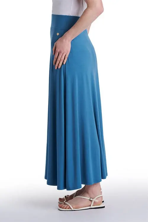 Coolibar Fabyan Maxi Skirt - Blue Dusk