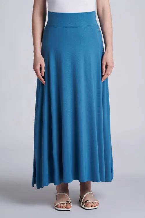 Coolibar Fabyan Maxi Skirt - Blue Dusk