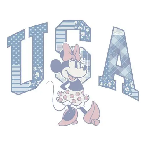 MINNIE MOUSE American Sweetheart Pose Short Sleeve Graphic T-shirt - White