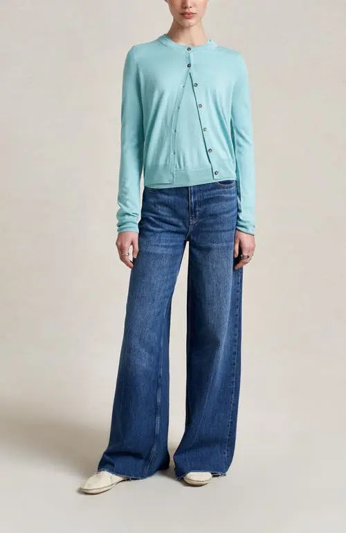 LA LIGNE Ben Cardigan - Aqua