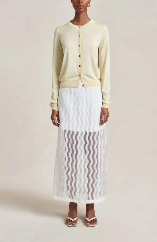 LA LIGNE Ben Cardigan - Butter