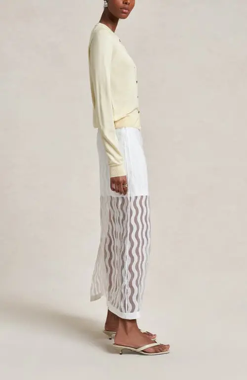 LA LIGNE Ben Cardigan - Butter
