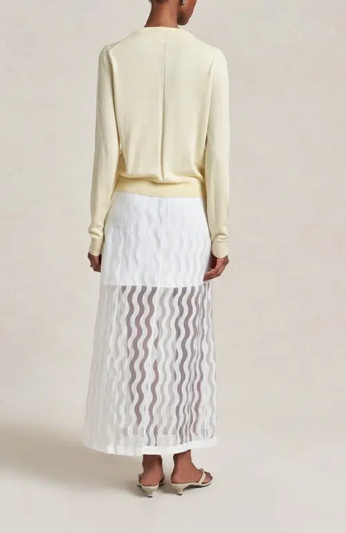 LA LIGNE Ben Cardigan - Butter
