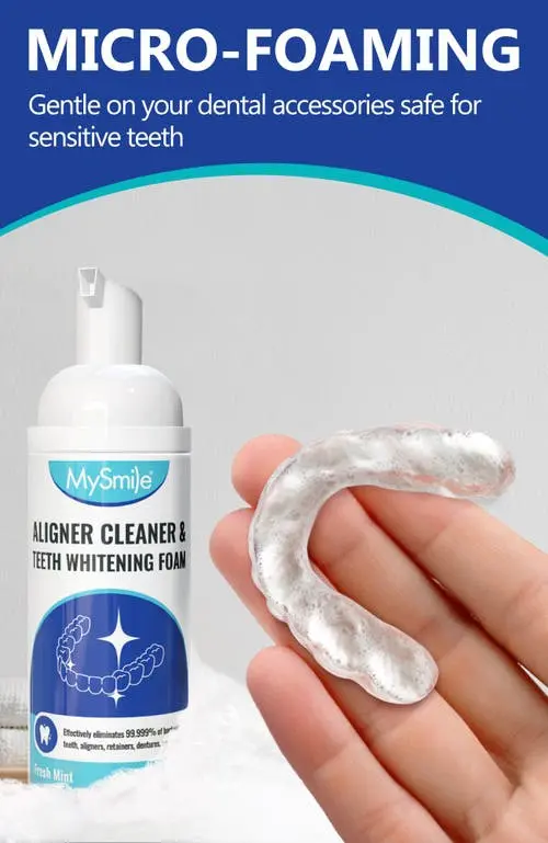 MYSMILE 2-in-1 Aligner Cleaner & Ning Foam