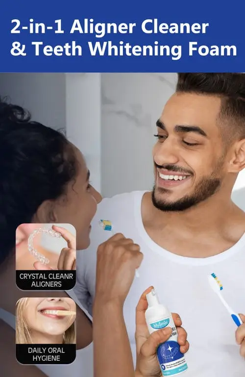 MYSMILE 2-in-1 Aligner Cleaner & Ning Foam