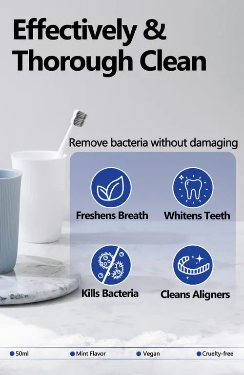 MYSMILE 2-in-1 Aligner Cleaner & Ning Foam