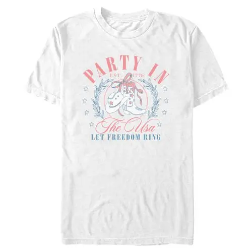 LOST GODS Usa Let Freedom Ring Graphic T-shirt