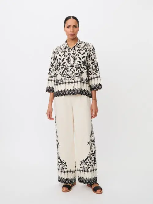 MASAI COPENHAGEN Mapelyssa Floral Border Trousers