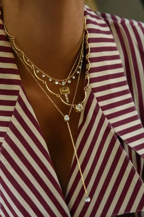 BEADS BY TARA Diamond Rain Necklace
