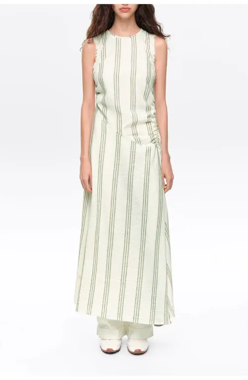 Bimba Y Lola Sleeveless Fitted Midi Dress