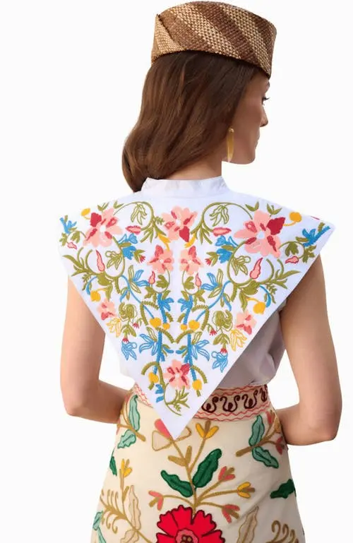 THE IQ COLLECTION Embroidered Cotton Shirt