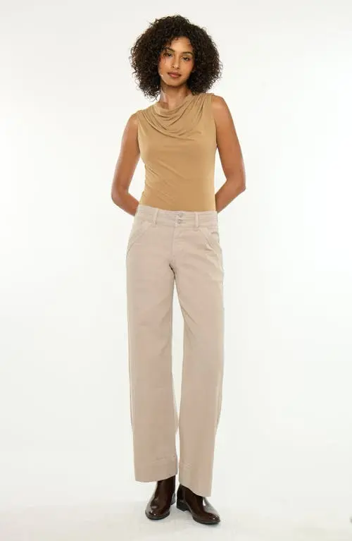 KANCAN Tamryn Essentials Mid Rise Wide Flare Jeans
