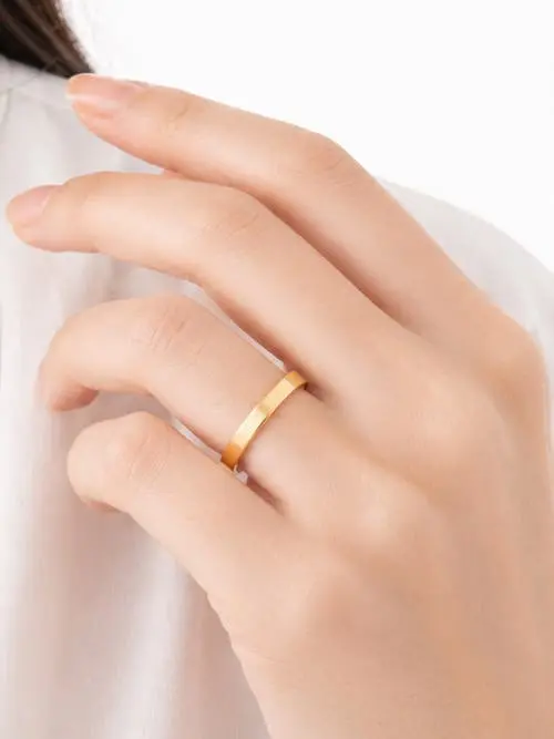 DEVATA 3mm Polished Classic Band Ring