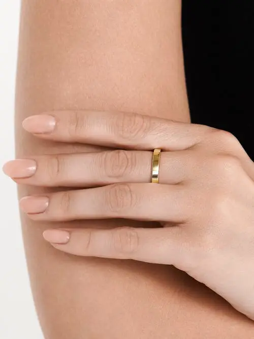 DEVATA 3mm Polished Classic Band Ring