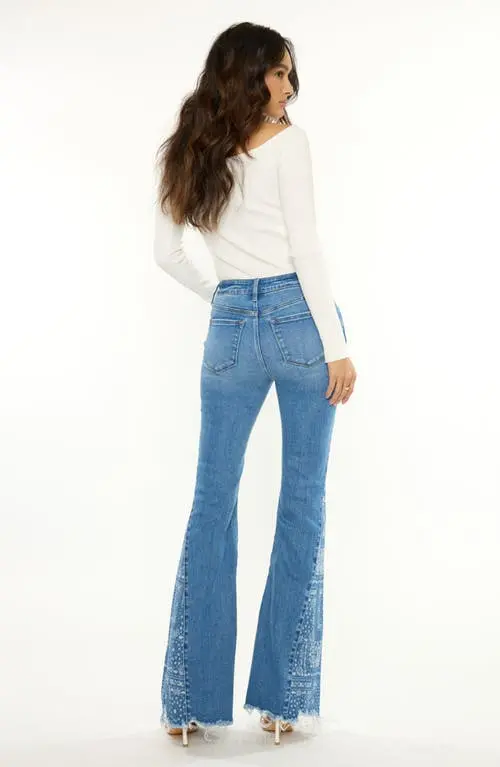 KANCAN Swanie Mid Rise Wide Jeans