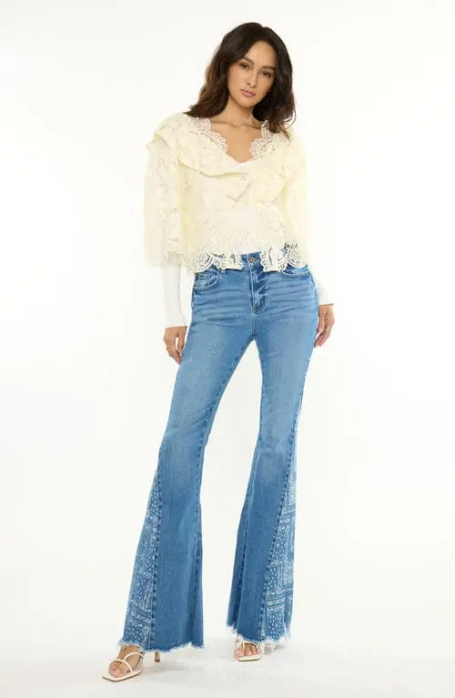 KANCAN Swanie Mid Rise Wide Jeans