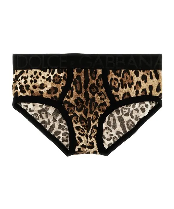 Dolce & Gabbana Dolce Gabbana Leopard Print Briefs