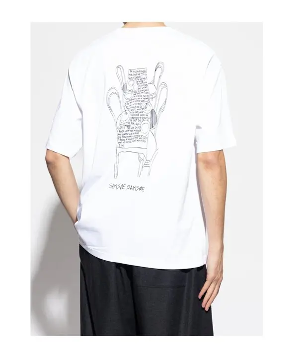 SAMSOE SAMSOE Round Neck Short-sleeved T-shirt
