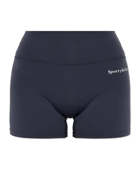 SPORTY  RICH Elastic Waist Shorts