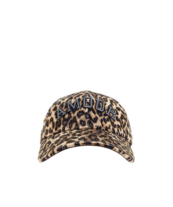 Zadig&Voltaire Animal Print Baseball Cap - Brown