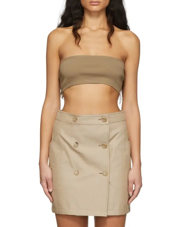 Max Mara Sleeveless Fitted Tube Top