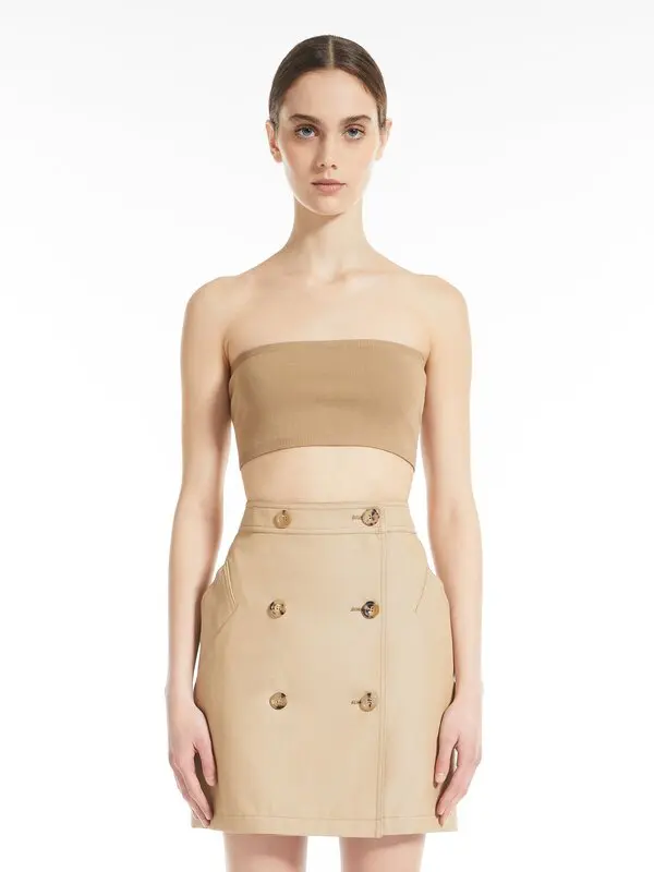Max Mara Sleeveless Fitted Tube Top