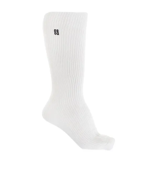 Dsquared2 Logo Socks - White