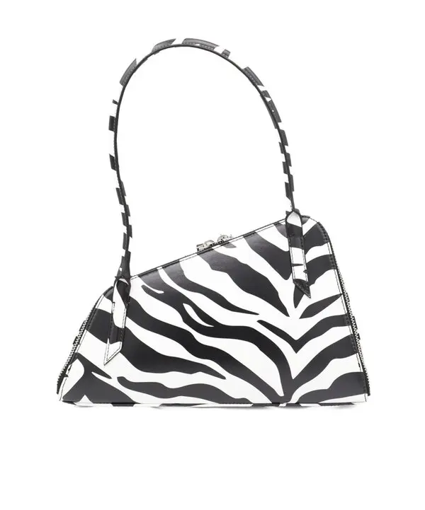 Attico Sunrise Zip-up Shoulder Bag
