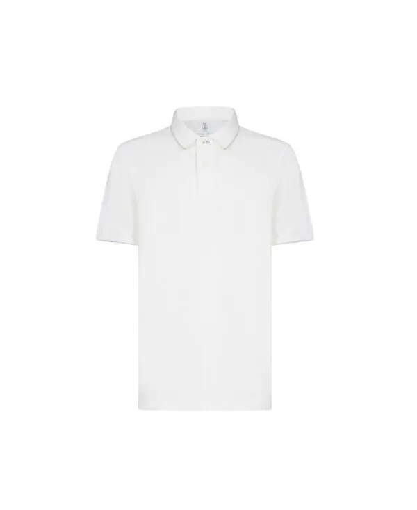 Brunello Cucinelli Logo-embroidered Polo Shirt
