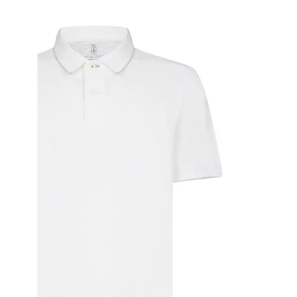 Brunello Cucinelli Logo-embroidered Polo Shirt
