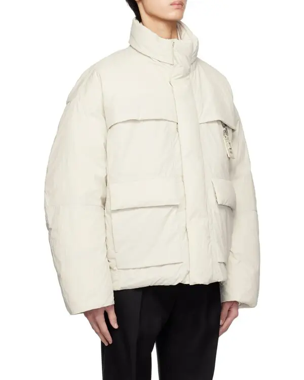 WOOYOUNGMI Long-sleeved Zipper Down Jacket