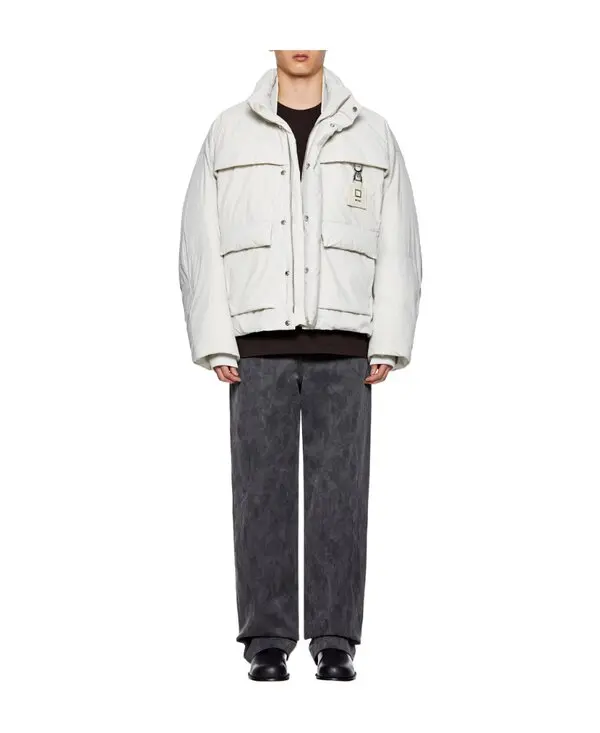 WOOYOUNGMI Long-sleeved Zipper Down Jacket