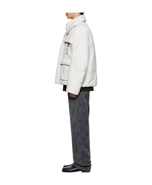 WOOYOUNGMI Long-sleeved Zipper Down Jacket