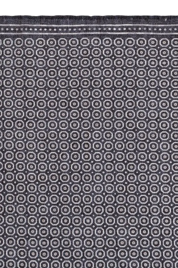Eleventy Geometric-print Pocket Square