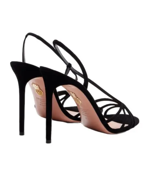 AQUAZZURA Solid Color High Heel Sandals
