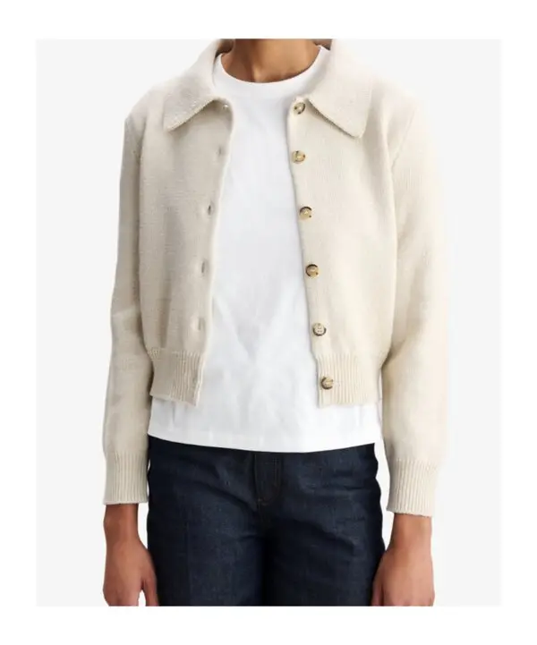 A.p.c. Wool Collared Cardigan