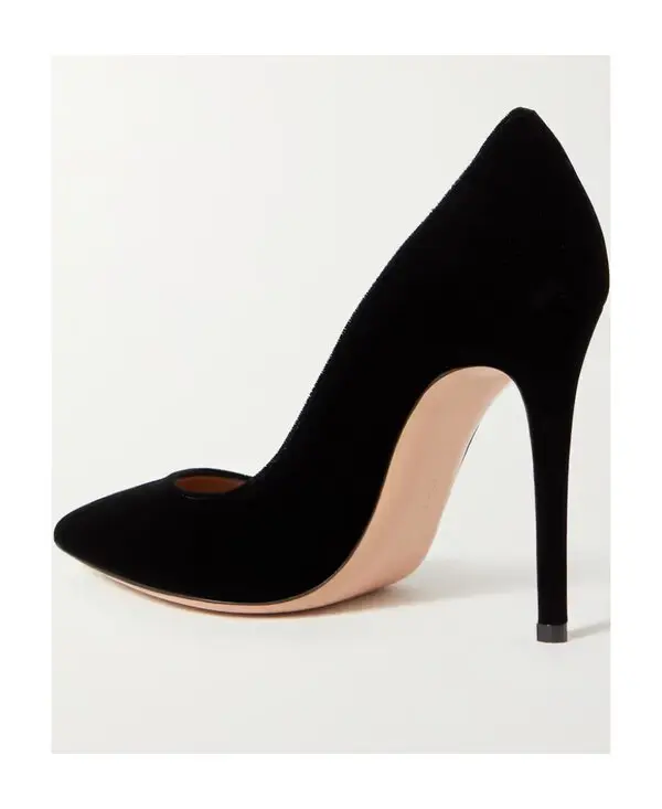 GIANVITO ROSSI 105 Velvet High Heels