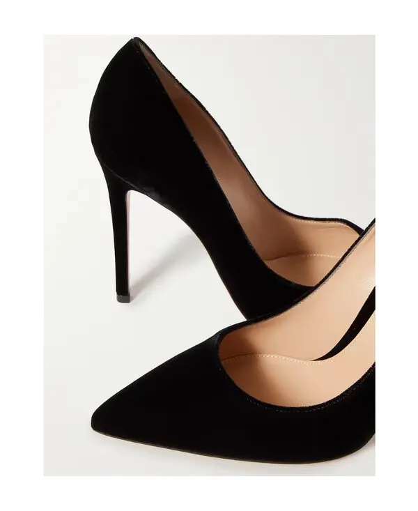 GIANVITO ROSSI 105 Velvet High Heels
