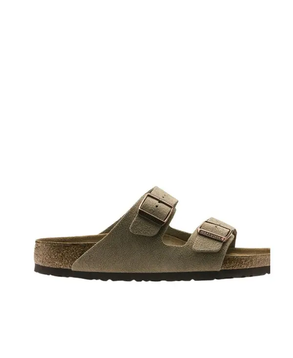 BIRKENSTOCK Buckle-fastening Suede Slides