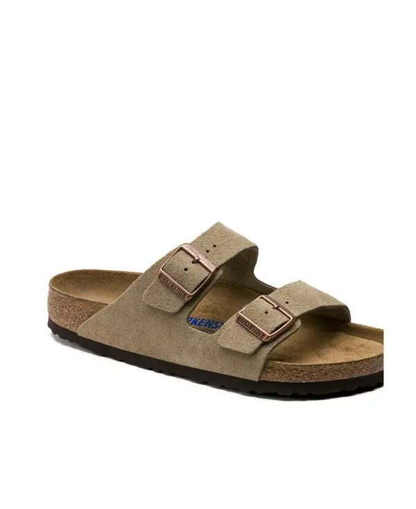 BIRKENSTOCK Buckle-fastening Suede Slides