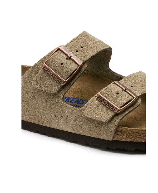 BIRKENSTOCK Buckle-fastening Suede Slides