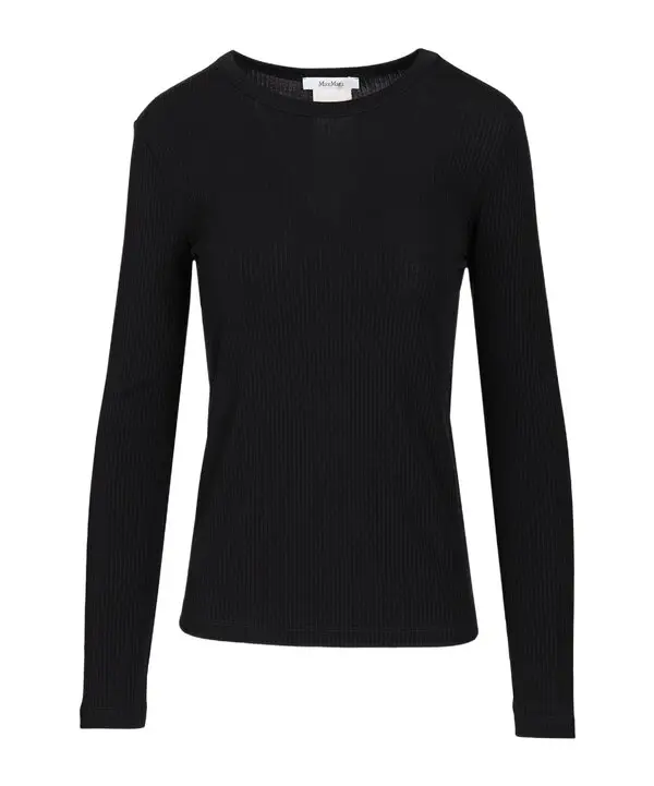 Max Mara Long-sleeve Knit Top - Mud Color