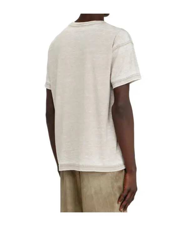 DIESEL® T-norm-aa8 Embellished T-shirt - Beige