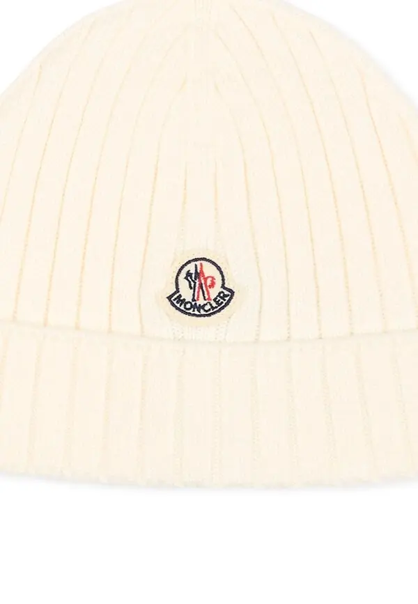 Moncler Ribbed-knit Wool Beanie