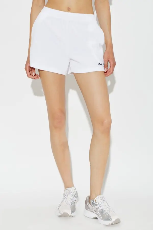 SPORTY  RICH Elastic-waist Shorts