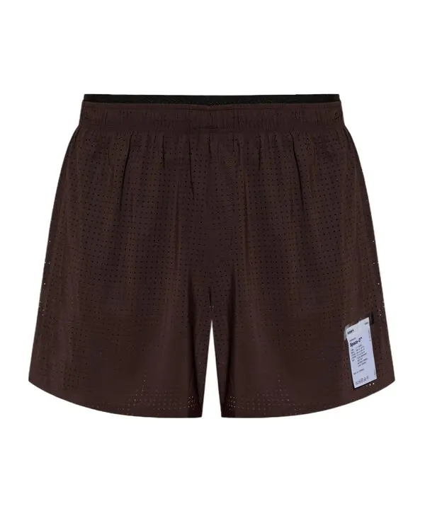 Satisfy Elastic Waist Shorts - Brown