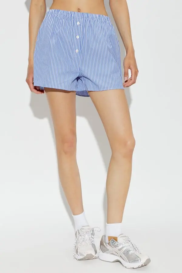 SPORTY  RICH Striped Shorts