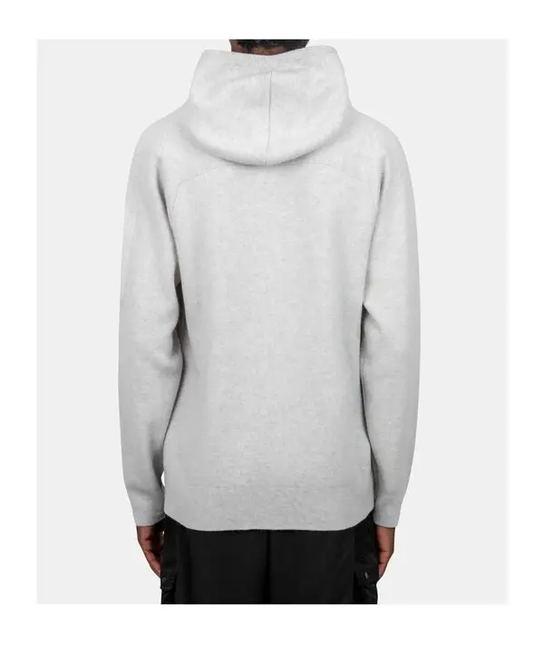 C.P. COMPANY Long-sleeved Zip-up Hooded Sweatshirt With Logo Detail - No