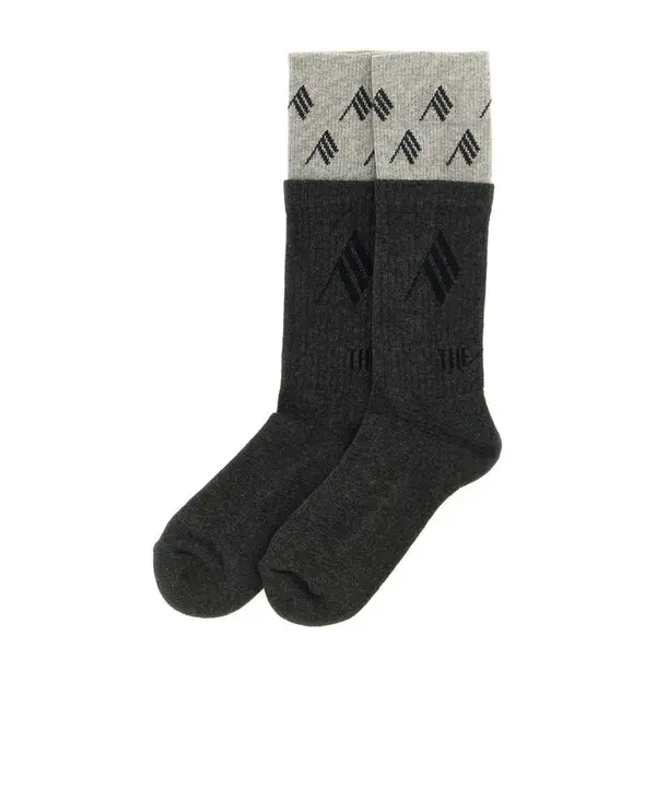 Attico Double Layer Logo Socks