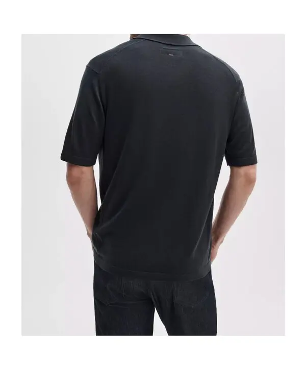 Rag & Bone Short-sleeved Knit Polo Shirt